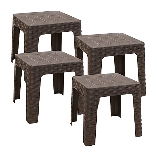 Click here for Square Patio Side Table - 16.75" Outdoor End... prices