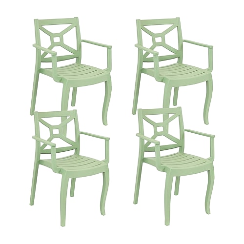 Click here for Polypropylene Stackable Tristana Outdoor Patio Arm... prices