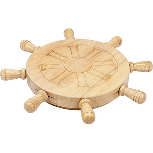 Click here for Picnic Time Mariner Shipwheel Cutting Board with T... prices