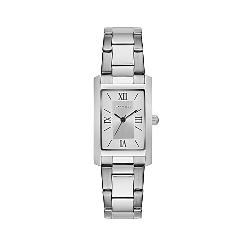 Click here for Caravelle Designed By Bulova Womens Silver Tone St... prices