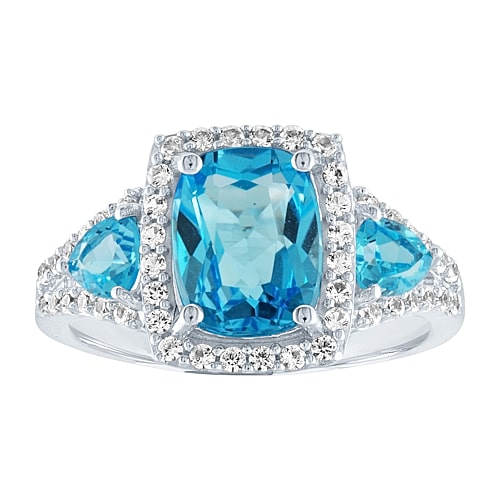Click here for Womens Genuine Blue Topaz Sterling Silver Cocktail... prices