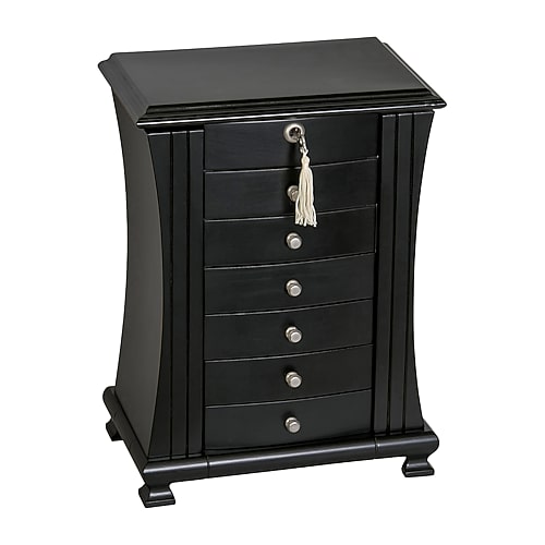 Click here for Mele and Co Layla Java-Finish Jewelry Box  One Siz... prices
