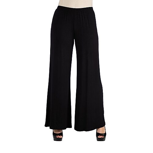 Click here for 24/7 Comfort Apparel Comfortable Solid Palazzo Pan... prices