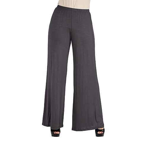Click here for 24/7 Comfort Apparel Comfortable Solid Palazzo Pan... prices