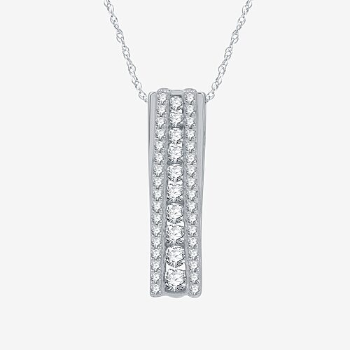 Click here for Linear Womens 1/2 CT. T.W. Lab Grown White Diamond... prices