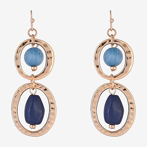 Click here for Mixit Gold Tone Womens Drop Earrings  One Size  Bl... prices