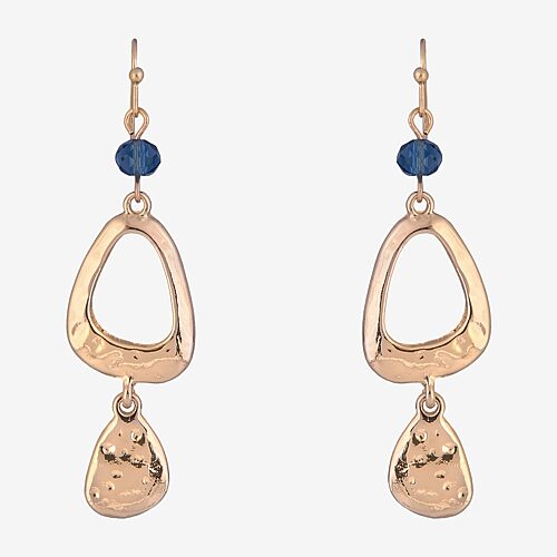 Click here for Mixit Gold Tone Womens Drop Earrings  One Size  Bl... prices