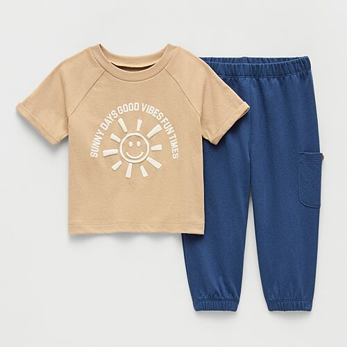 Click here for Okie Dokie Baby Boys 2-pc. Pant Set  6 Months  Bro... prices