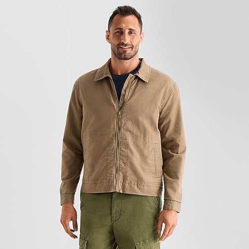 Click here for mutual weave Mens Work Jacket  Medium  Brown prices