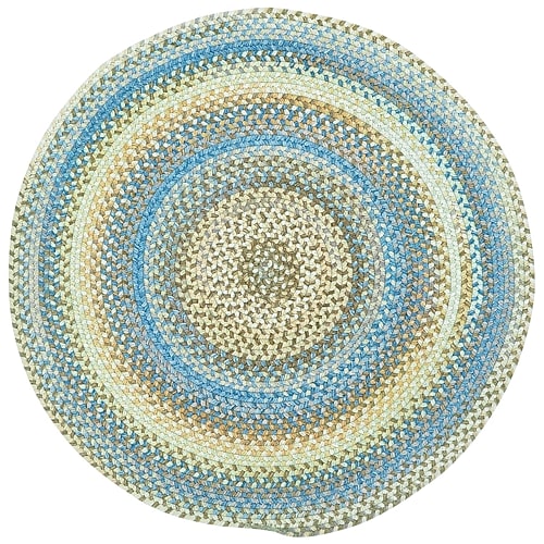 Click here for Capel Inc. Round Rugs  One Size  Blue prices