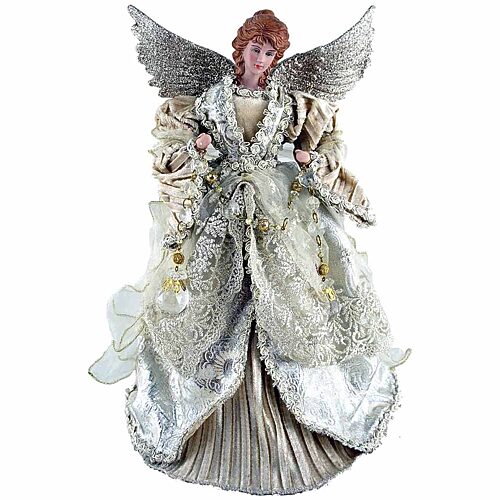 Click here for 16 Christmas Angels Figurine  One Size  Silver prices