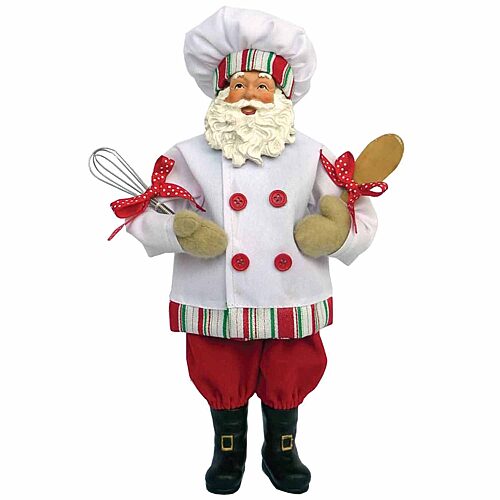 Click here for 12 Hand Painted Baker Santa Figurine  One Size  Mu... prices