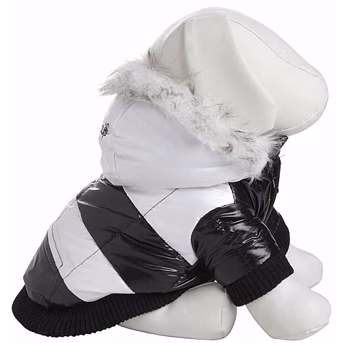 Click here for The Pet Life Fashion Striped Ultra-Plush Pet Parka... prices