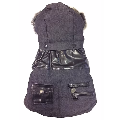 Click here for The Pet Life Ruff-Choppered Denim Fashioned Wool P... prices