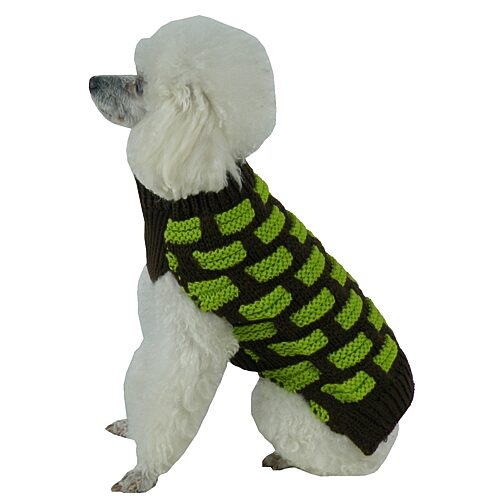 Click here for The Pet Life Fashion Weaved Heavy Knit Designer Ri... prices