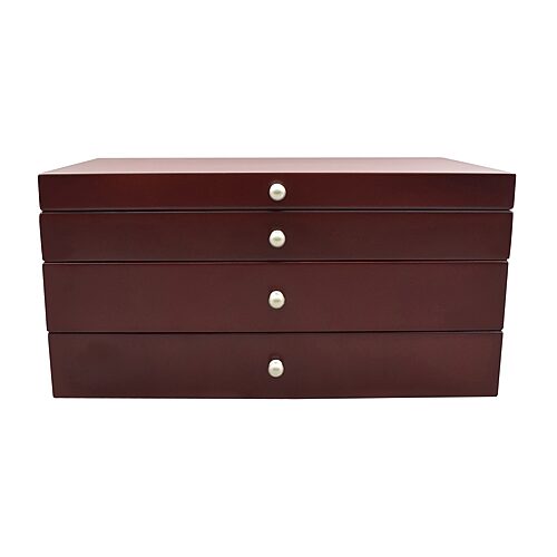 Click here for Paul K. ORourke Co. Walnut-Finish Jewelry Box  One... prices