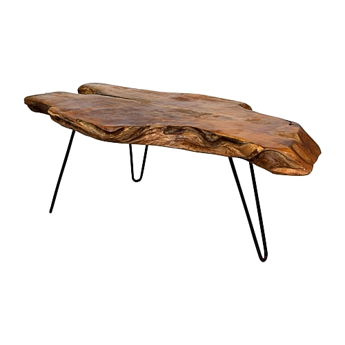 Click here for Badang Live Edge Coffee Table  One Size  White prices
