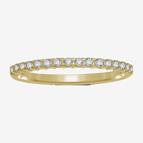Click here for 1/7 CT.T.W. Natural Diamond 10K or 14K Gold Band R... prices