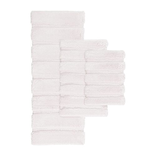 Madison Park Pearl Tufted Channel Bath Rug  24 x 58 - Blush