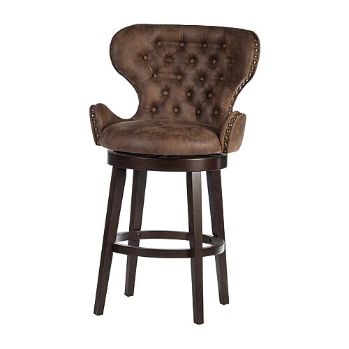Click here for Mid-City Swivel Bar Height Stool  One Size  Brown prices