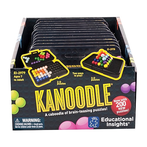 Educational Insights Kanoodle; Counter Display Of 12 Brain Game  One Size