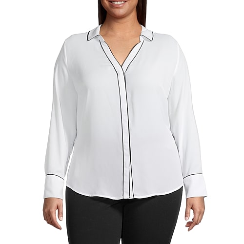 Click here for Liz Claiborne Womens Plus Vent Long Sleeve Regular... prices