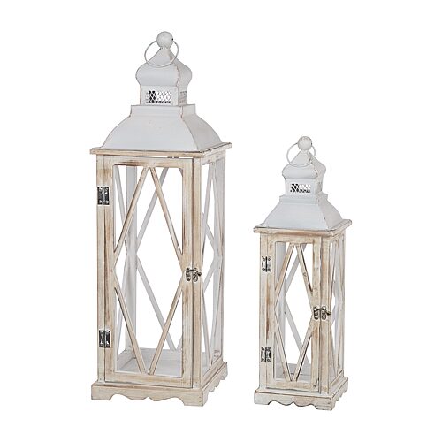 Click here for Glitzhome Farmhouse Wood & Metal 2-pc. Decorative... prices