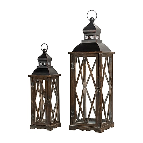 Click here for Glitzhome Black Diamond Window Frame 2-pc. Decorat... prices