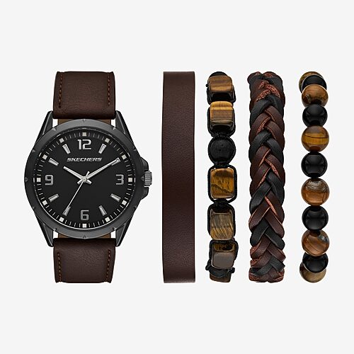 Click here for Skechers Mens Brown 5-pc. Watch Boxed Set Sr9119... prices