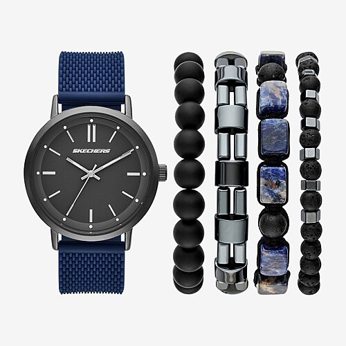Click here for Skechers Mens Blue 5-pc. Watch Boxed Set Sr9123  O... prices