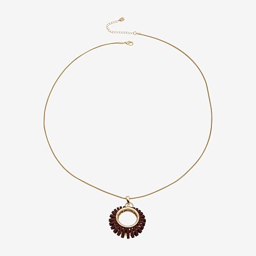 Click here for Worthington Gold Tone Womens 32 Inch Pendant Neckl... prices