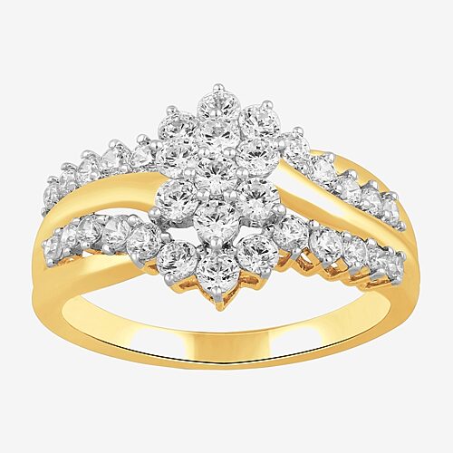 Click here for Womens 1 CT. T.W. Lab Grown White Diamond 10K Gold... prices