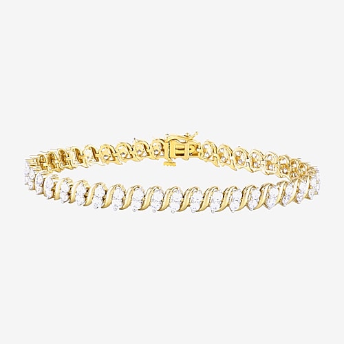 Click here for Womens 4 CT. T.W. Lab Grown White Diamond 10K Gold... prices
