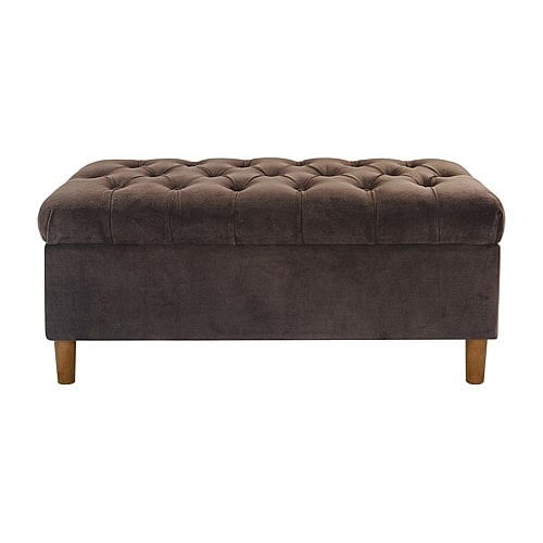 Click here for Homepop Storage Bench  One Size  Brown prices
