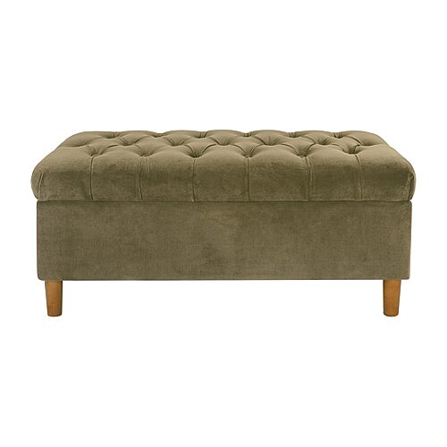 Click here for Homepop Storage Bench  One Size  Green prices