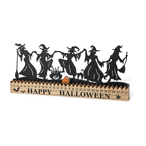 Click here for Glitzhome 18Dancing Witch Silhouette Table Sign Ha... prices