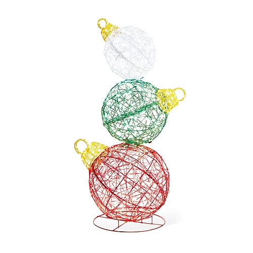 Click here for Glitzhome 39.25 Lighted Ornaments Christmas Yard A... prices