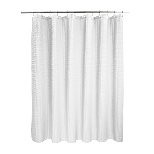 Click here for Awesome Home Spa Cotton Blend Waffle Shower Curtai... prices