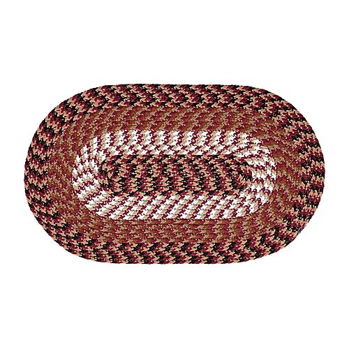 Click here for Better Trends Alpine Stripe Braided 4 X 6 Oval Are... prices