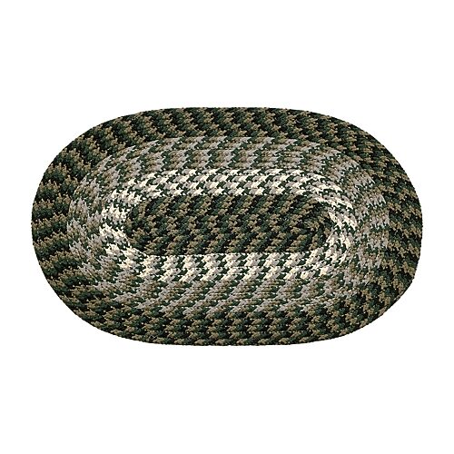 Click here for Better Trends Alpine Stripe Braided 4 X 6 Oval Are... prices