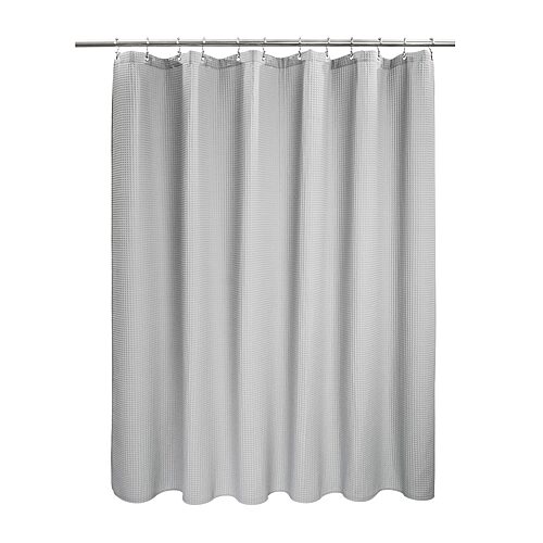 Click here for Awesome Home Spa Cotton Blend Waffle Shower Curtai... prices
