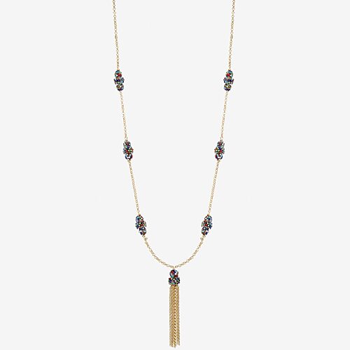 Click here for Monet Jewelry Station Tassel Womens Glass Round 31... prices