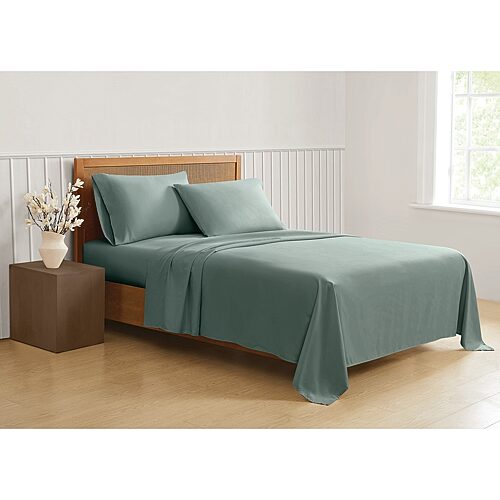 Click here for Truly Soft Green Recycled Solid Sheet Set prices