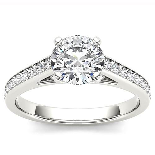 Click here for 1 1/4 CT.T.W. Natural Round Diamond 14K Gold Engag... prices