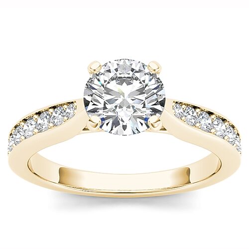 Click here for 1 1/4 CT.T.W. Natural Round Diamond 14K Gold Engag... prices