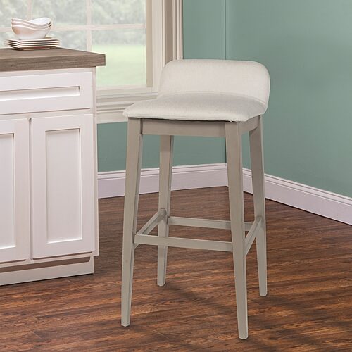 Click here for Maydena Non-Swivel Counter Stool  One Size  Gray prices