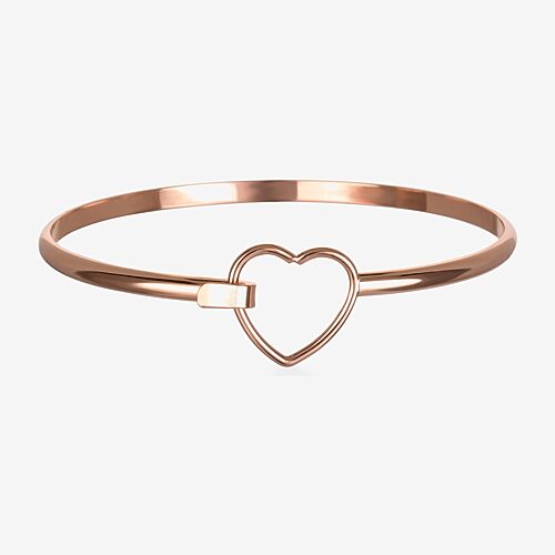 Click here for Bijoux Bar Delicates Womens Heart Bangle Bracelet... prices