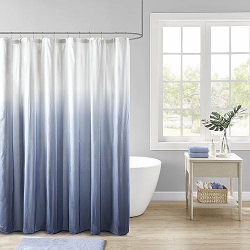 Click here for Madison Park Ara Ombre Printed Seersucker Shower C... prices