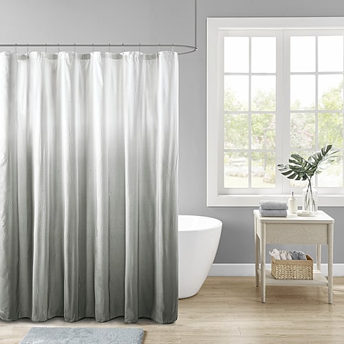 Click here for Madison Park Ara Ombre Printed Seersucker Shower C... prices
