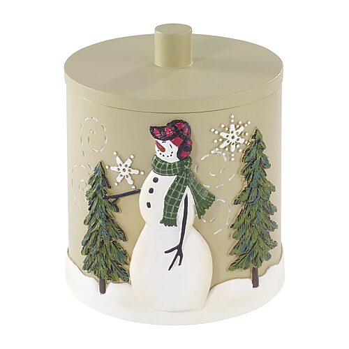 Click here for Avanti Snowman Gathering Holiday Resin Covered Jar... prices